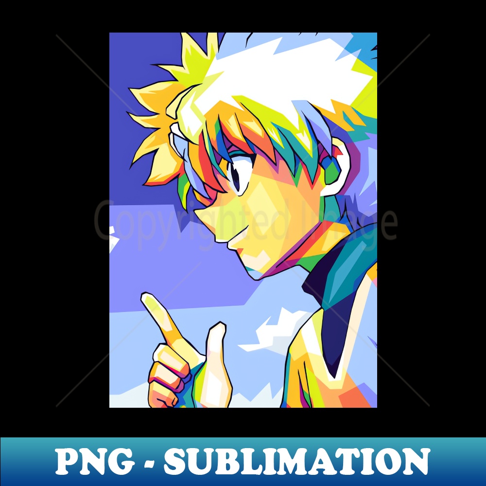 Kilua Zoldyck Pop Art - PNG Transparent Sublimation File - A - Inspire ...