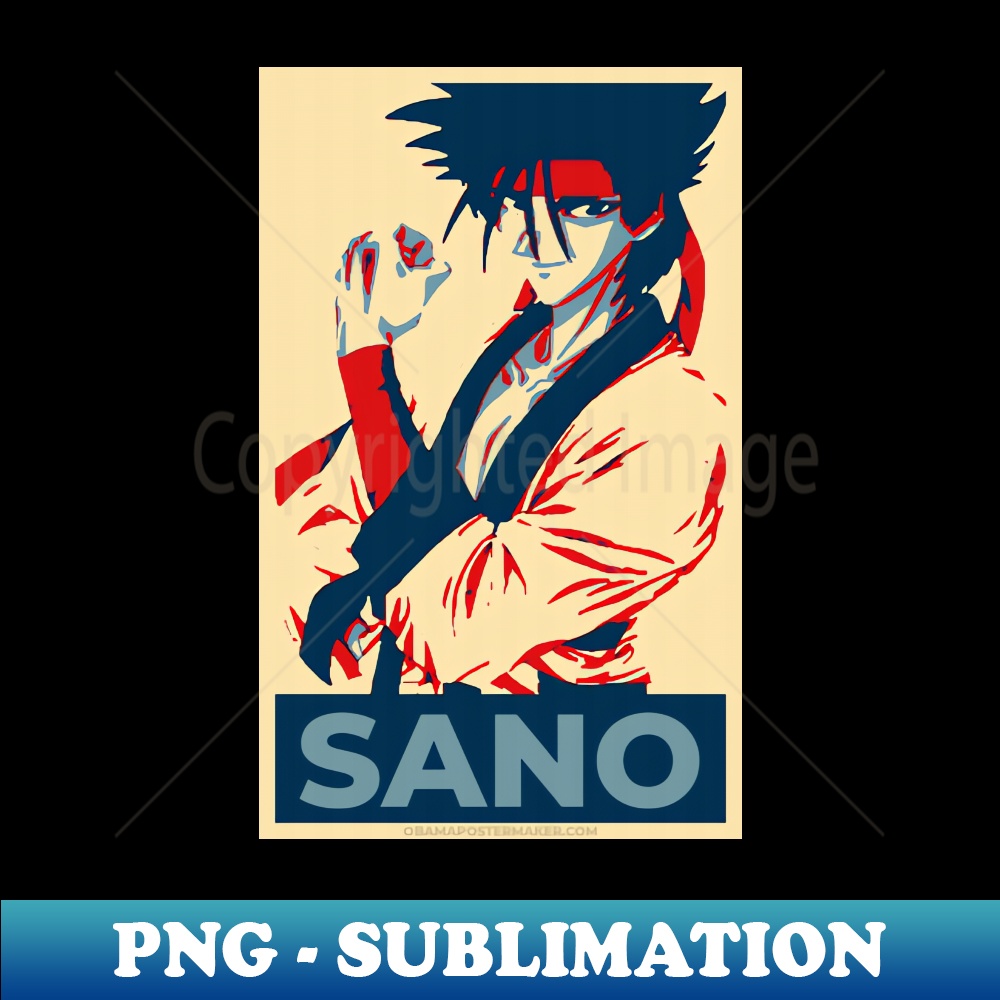 Sanosuke Sagara Samurai X - PNG Transparent Sublimation Desi - Inspire Uplift
