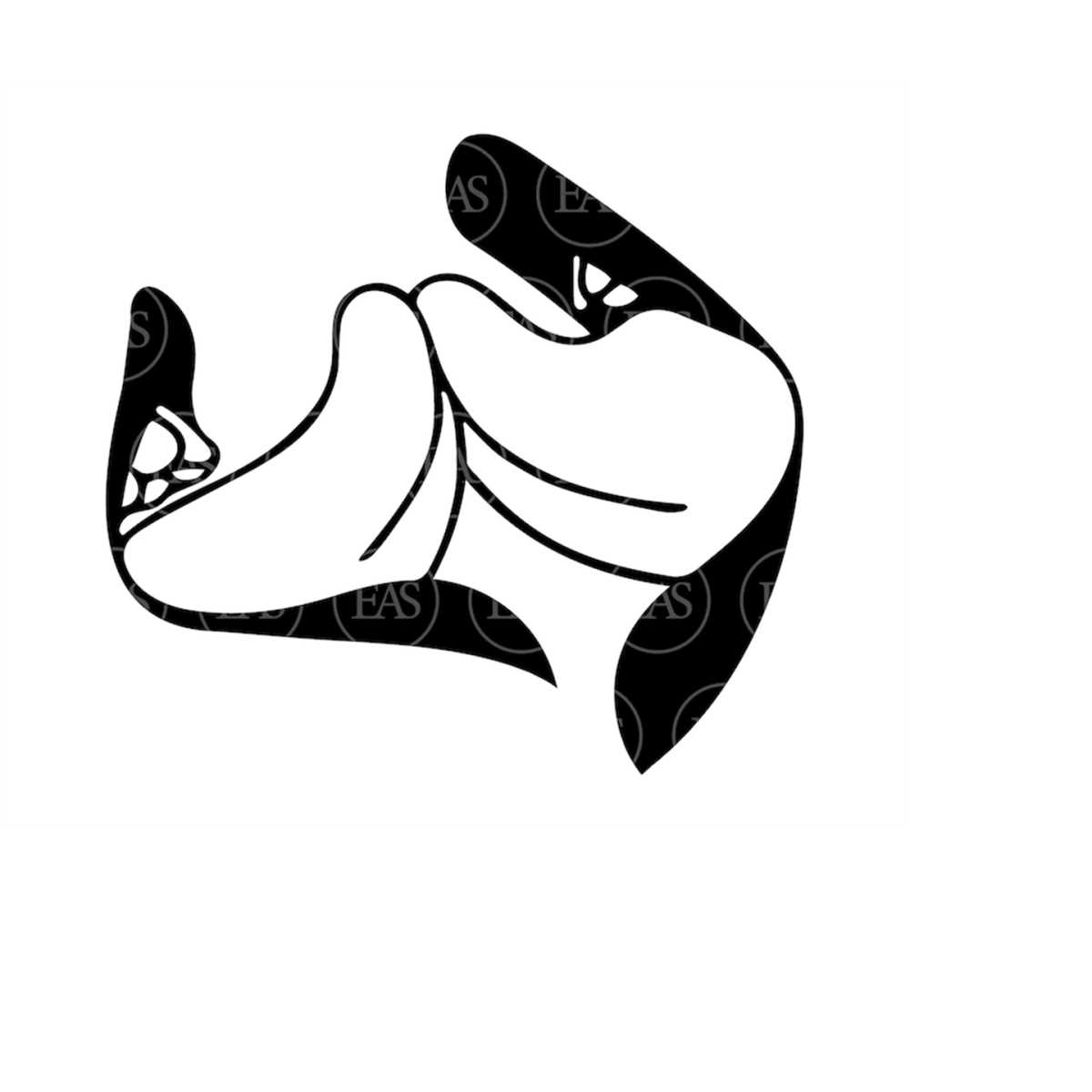 French Kiss Svg, Tongue Kiss Svg. Vector Cut file for Cricut - Inspire ...