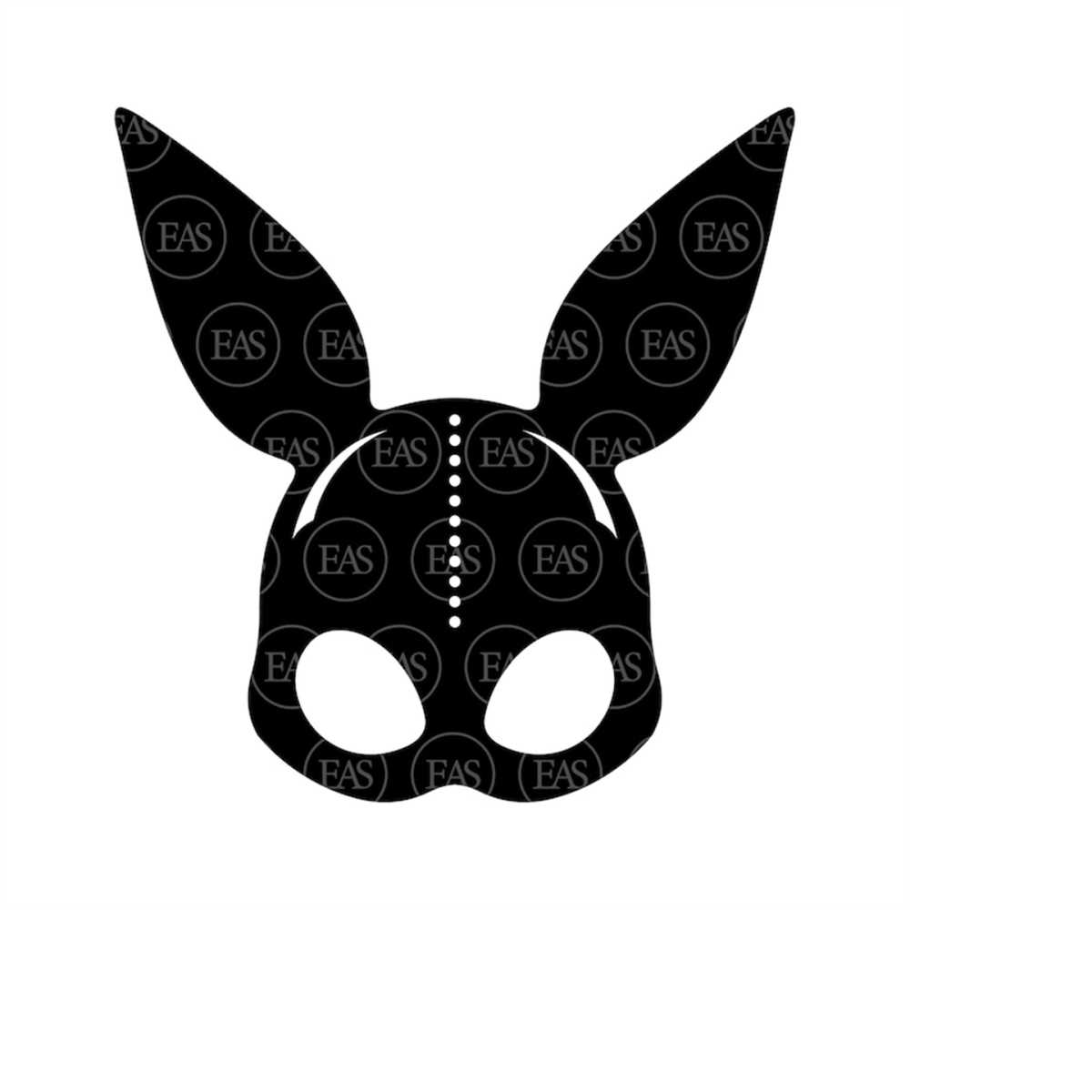 Latex Bunny Mask Svg, Rabbit Ears Svg. Vector Cut file for C - Inspire ...