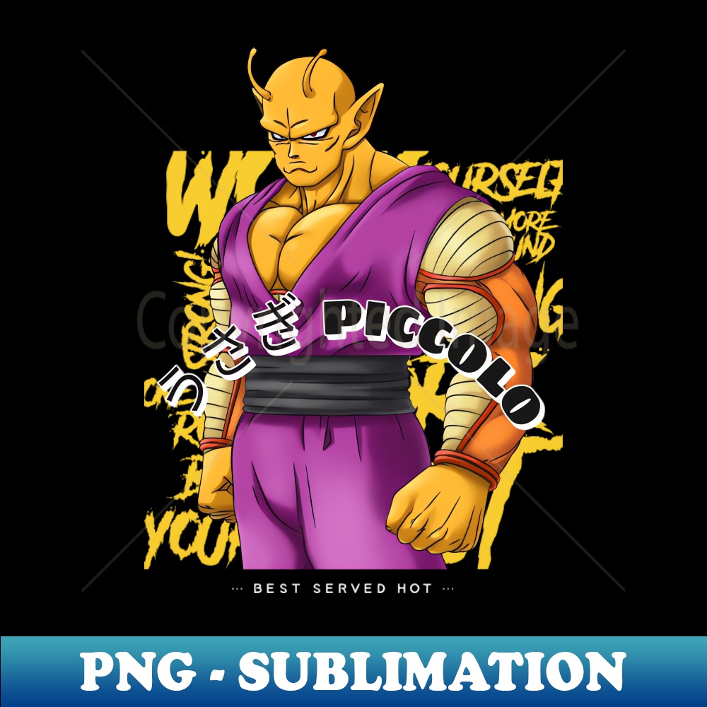 Piccolo Orange drip - High-Resolution PNG Sublimation File - | Inspire Uplift