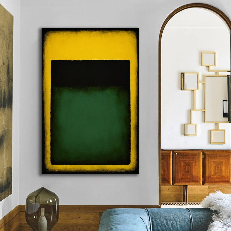 Green And Yellow Mark Rothko Art ,Mark Rothko Product ,Mark - Inspire ...