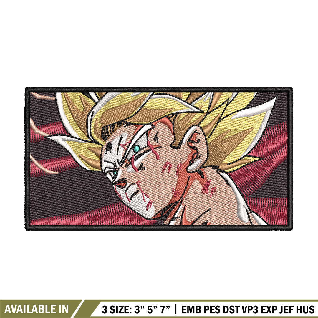 Goku ssj embroidery design, Dragonball embroidery, Anime des | Inspire ...