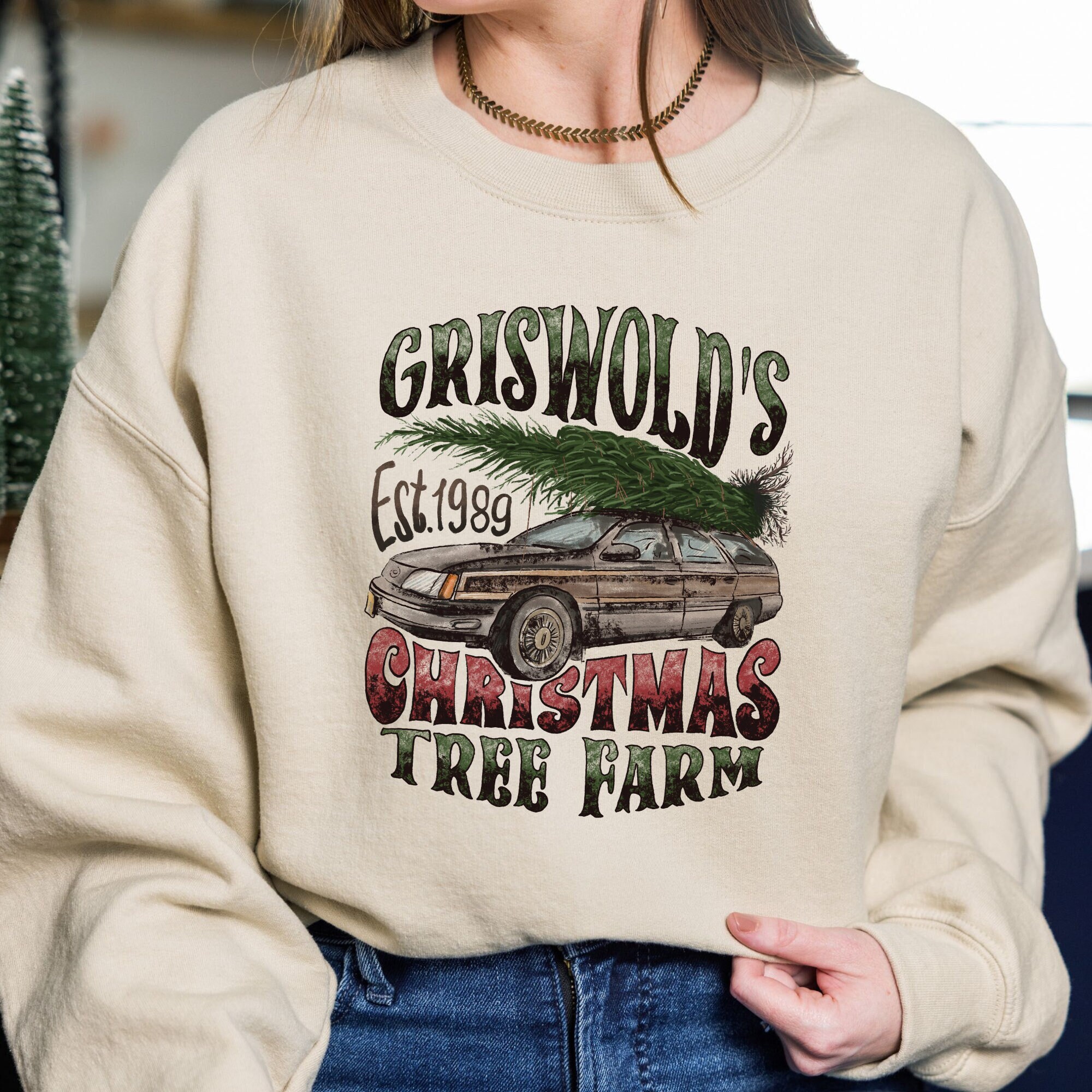 Griswold's Tree Farm Since 1989 Sweatshirt, Christmas Shirt, | Inspire ...