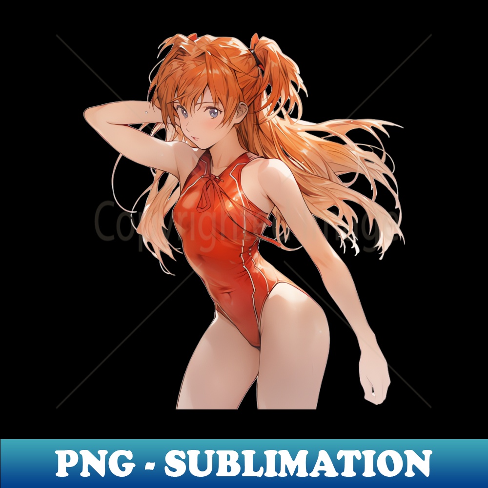 Asuka Langley Soryu Neon Genesis Evangelion Red Swimsuit - S | Inspire Uplift