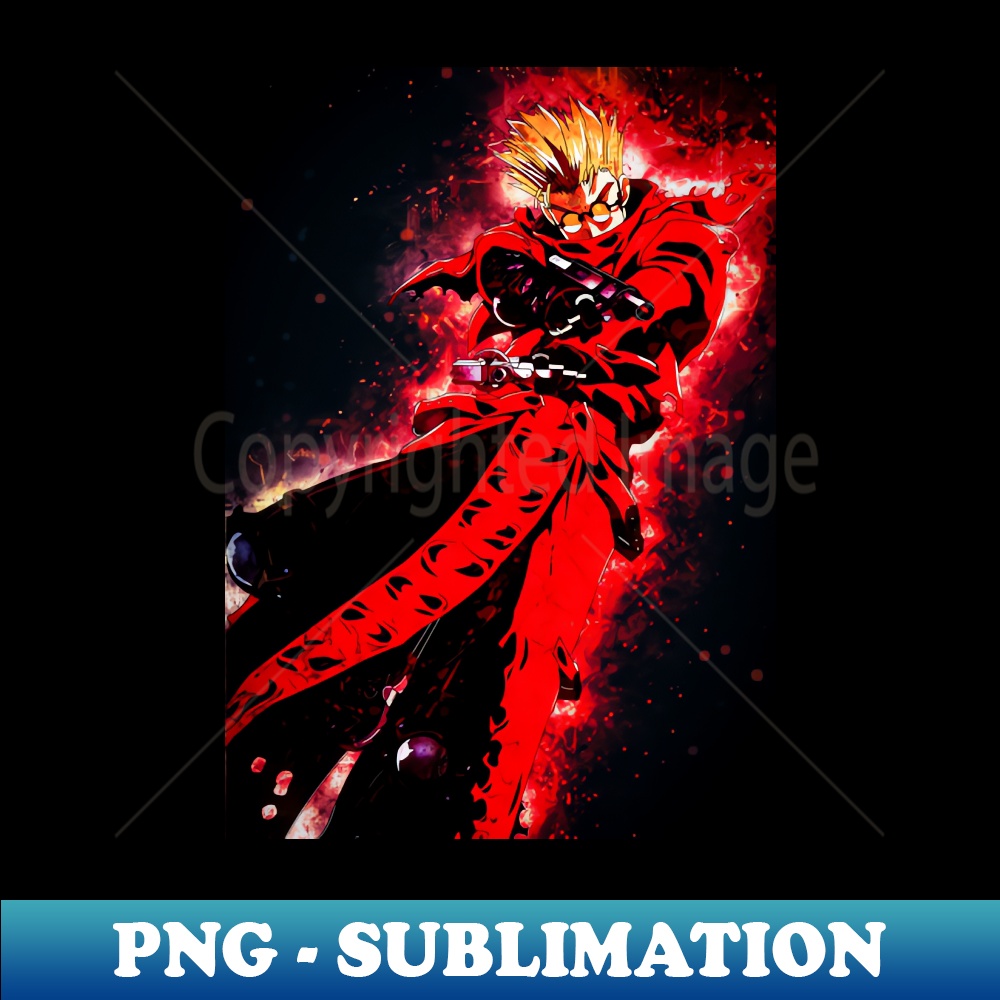 Vash the Stampede Trigun - Special Edition Sublimation PNG F | Inspire ...