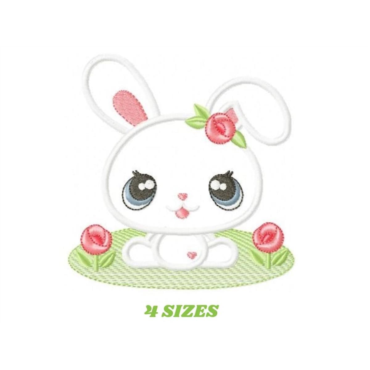 Bunny embroidery design - Rabbit embroidery designs machine - Inspire ...