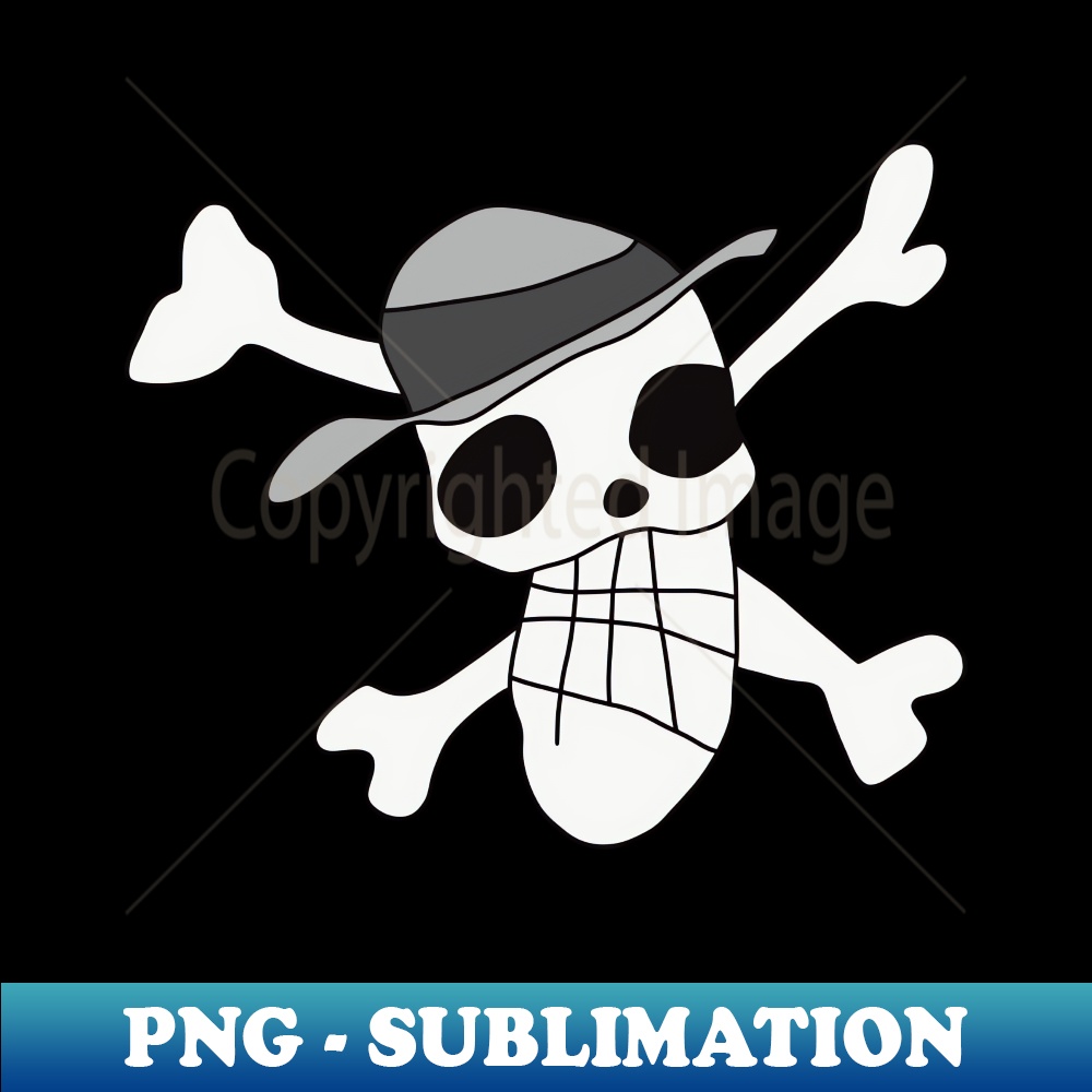 One Piece Straw Hat Jolly Roger First Flag Version Drawing B | Inspire ...
