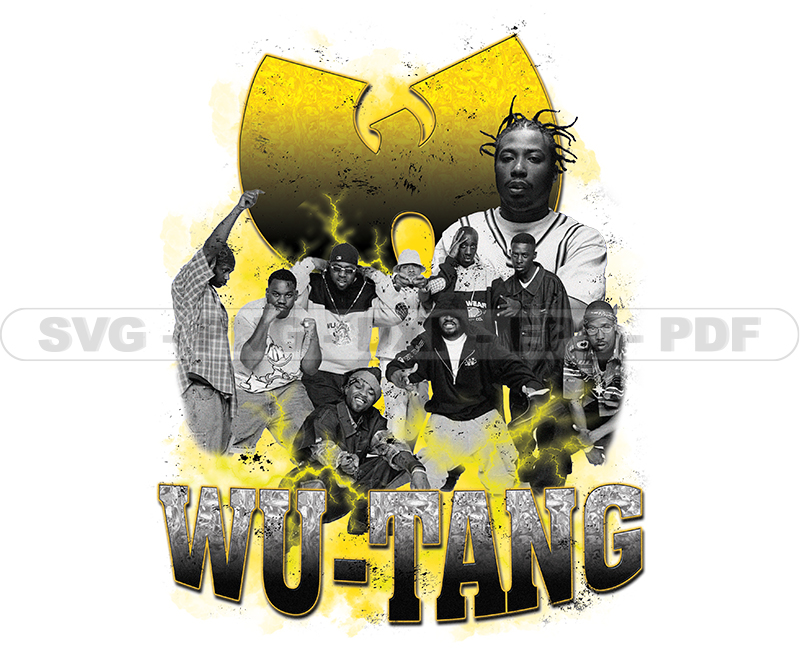 Wu tang Clan Svg Tshirt designs, Rock Bands Tshirts, Vintage - Inspire ...