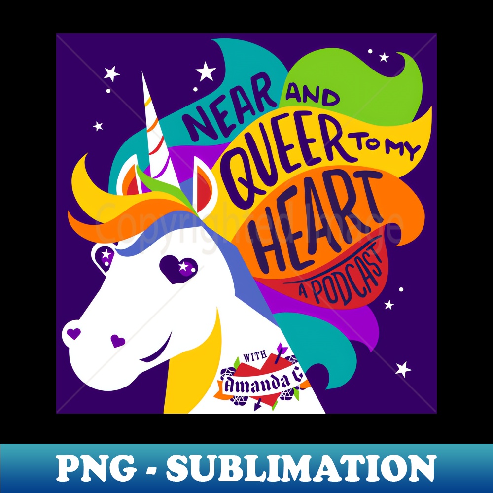 Near and Queer to My Heart Logo Design - PNG Sublimation Dig | Inspire ...