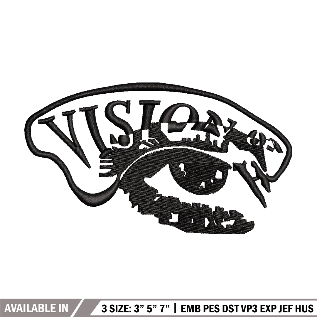 Eye cap vision embroidery design, Eye cap vision embroidery, | Inspire ...