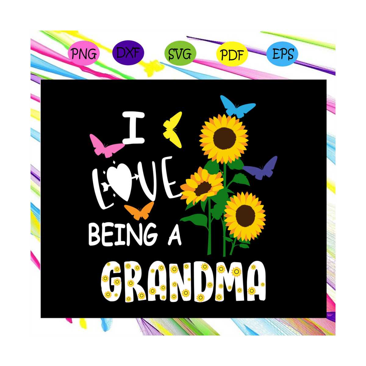 I love being grandma, grandma, grandma gift, gift for grandm | Inspire ...