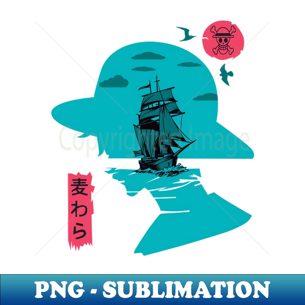 one piece anime - luffy - Signature Sublimation PNG File - P | Inspire ...