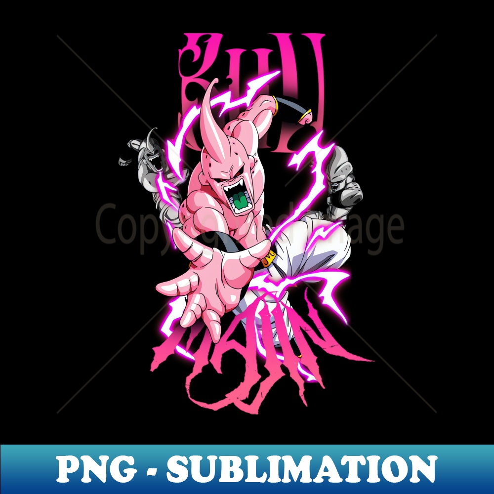 Bajin Buu Dragon ballz - PNG Transparent Digital Download Fi - Inspire ...