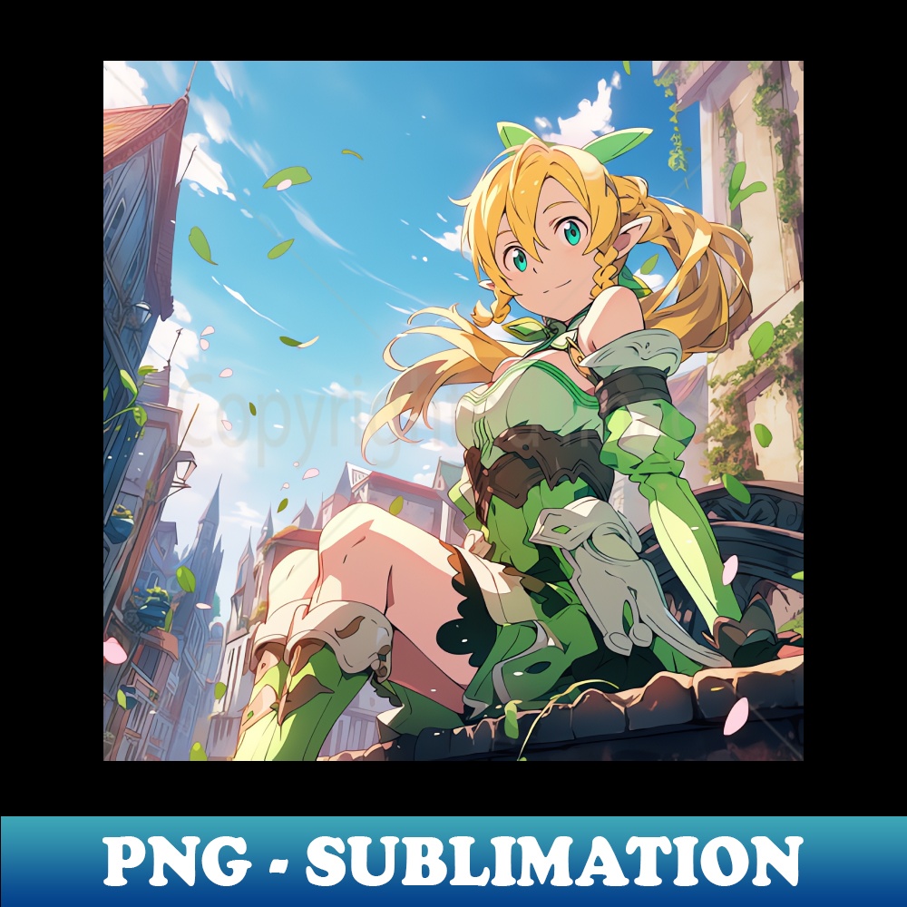 leafa chill in town - PNG Transparent Sublimation Design - E - Inspire ...