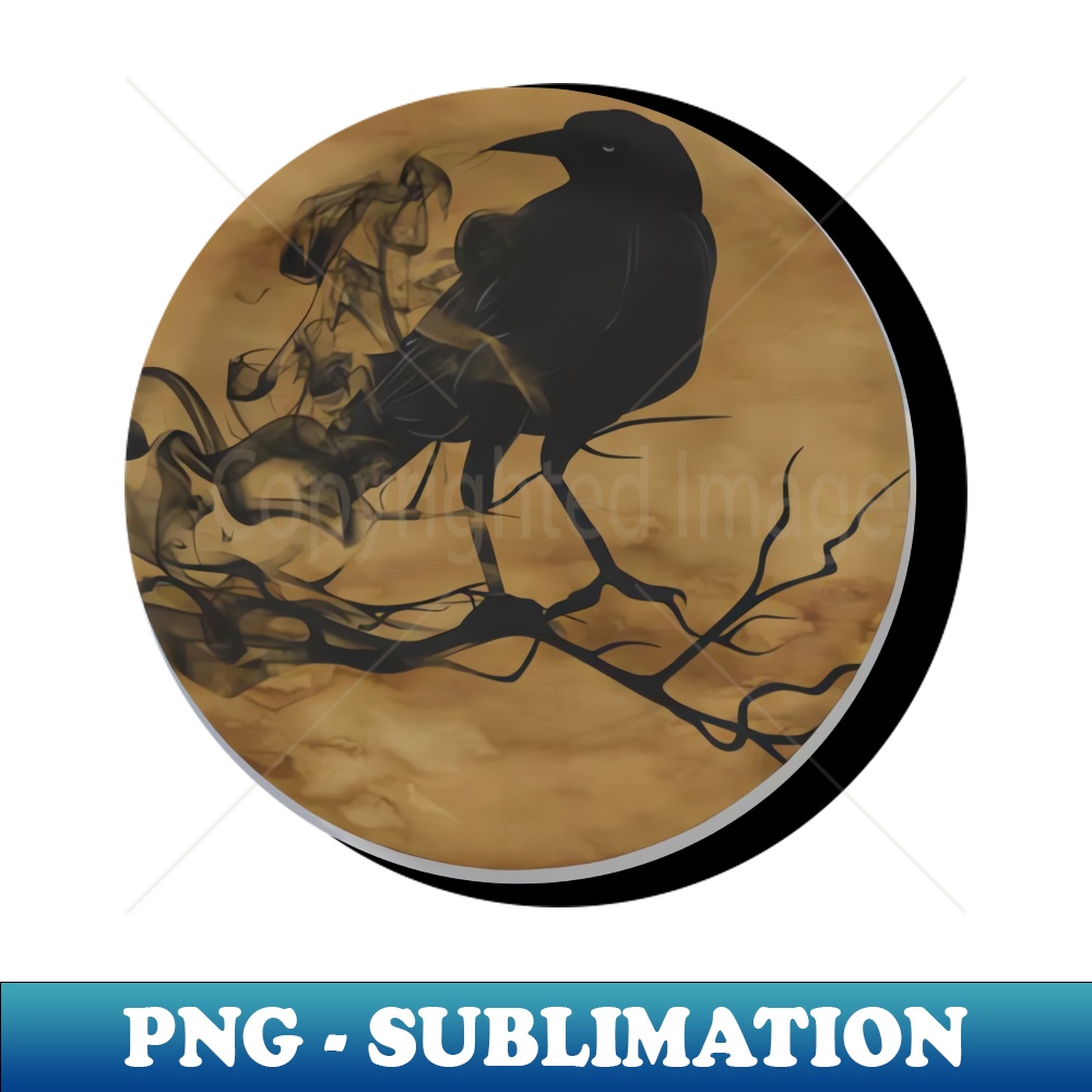 Waning Moon Raven - Creative Sublimation PNG Download - Revo | Inspire ...