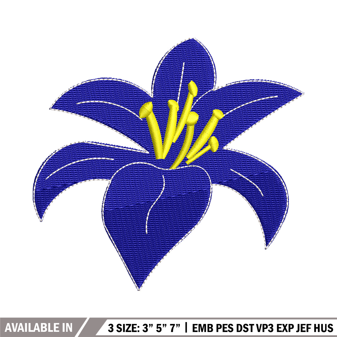 Flower purple embroidery design, Flower embroidery, Embroide | Inspire ...