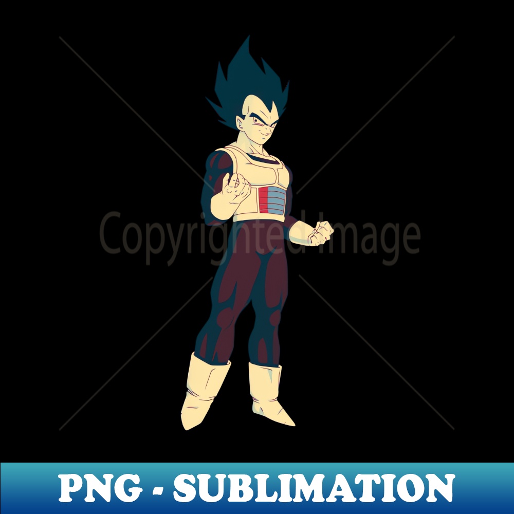 vegeta Dragon Ball Hope Style - Retro PNG Sublimation Digita | Inspire ...