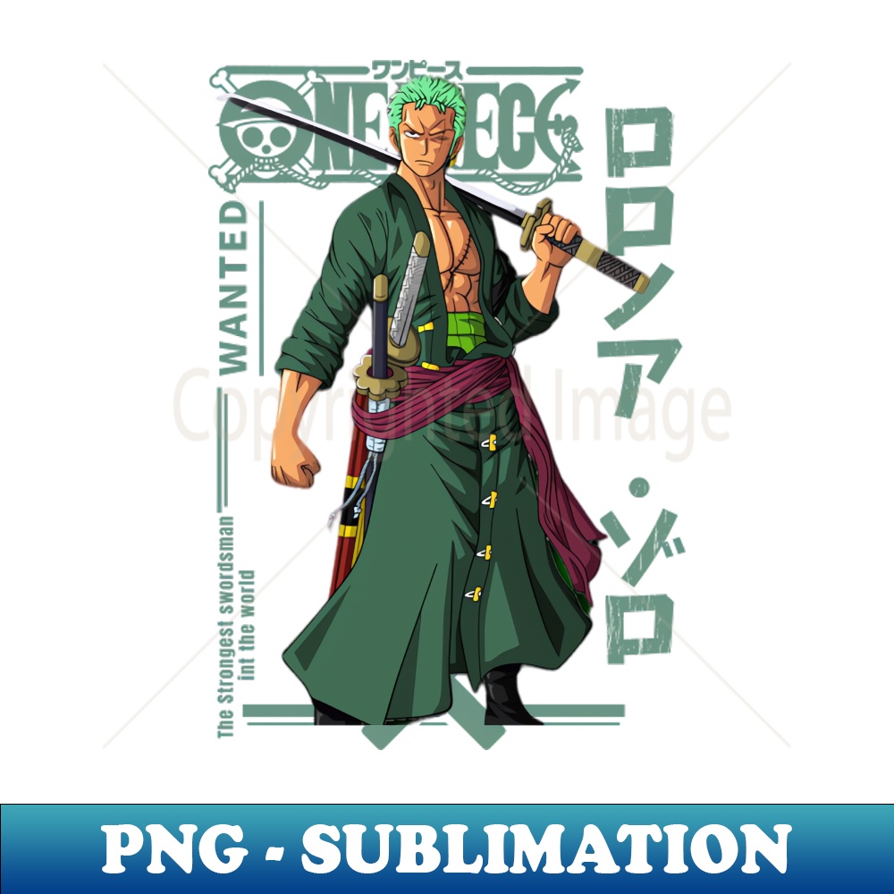 Zoro - one piece - Premium Sublimation Digital Download - Ca - Inspire ...