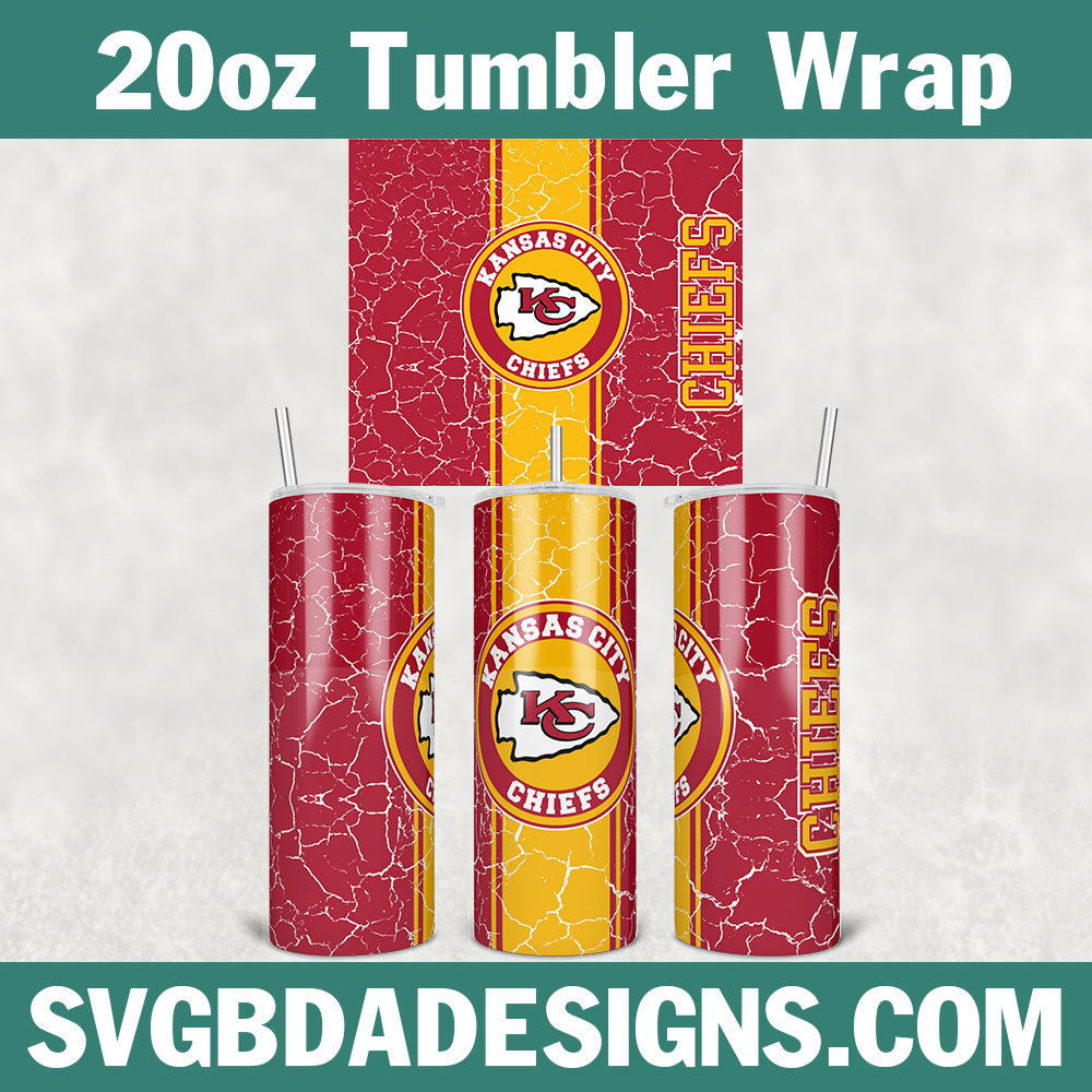Kansas City Chiefs Tumbler Wrap | Inspire Uplift