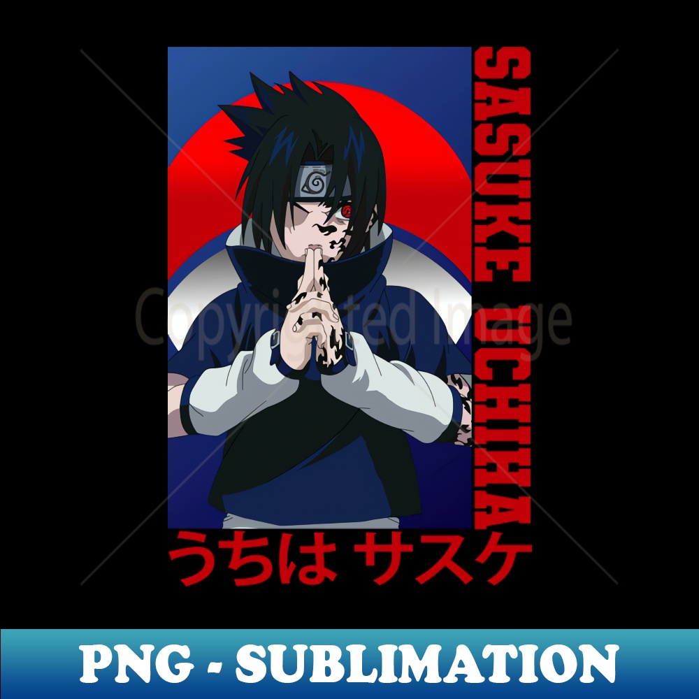 Sasuke Uchiha - PNG Transparent Sublimation File - Show Your | Inspire ...