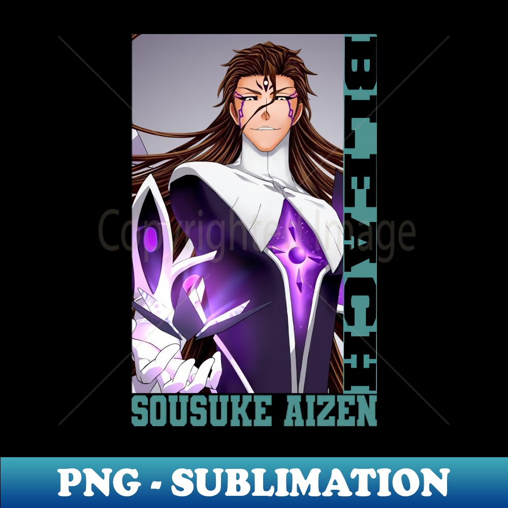 Sosuke Aizen Bleach - Artistic Sublimation Digital File - Br | Inspire Uplift