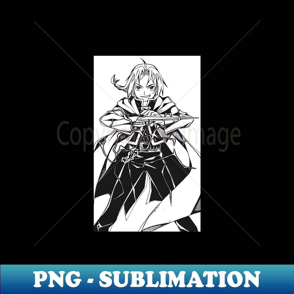 Edward Elric Full Metal Alchemist - High-Resolution PNG Subl - Inspire ...