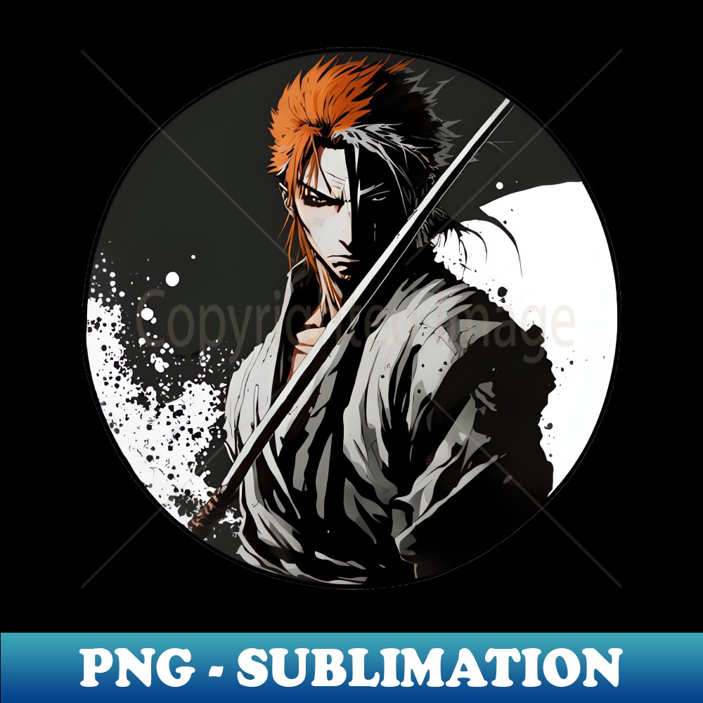 Ichigo Bleach - Retro PNG Sublimation Digital Download - Spi | Inspire ...