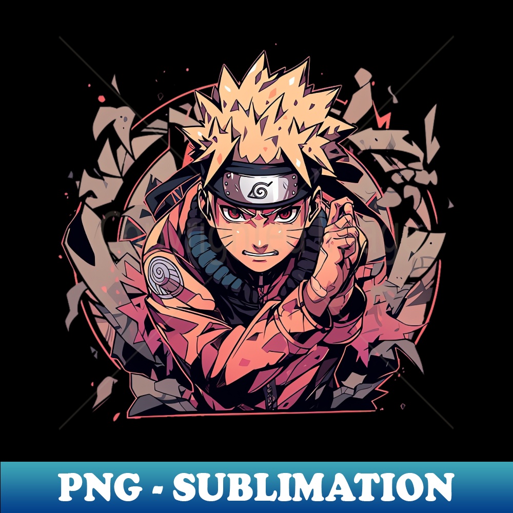 naruto - Artistic Sublimation Digital File - Defying the Nor | Inspire ...