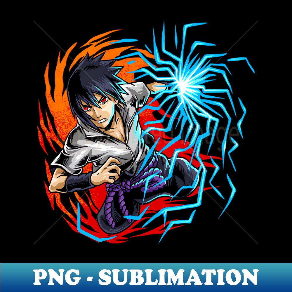 Uchiha Sasuke Power of Lightning - PNG Transparent Digital D | Inspire ...