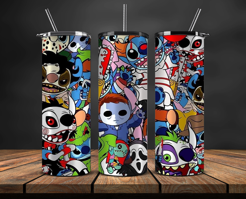 Halloween 20oz Tumbler Wrap ,Horror films Tumbler Wrap PNG, | Inspire ...