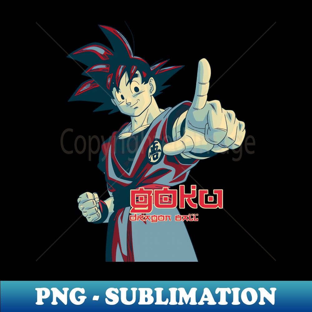 Goku Dragon Ball Hope Style - High-Resolution PNG Sublimatio | Inspire ...