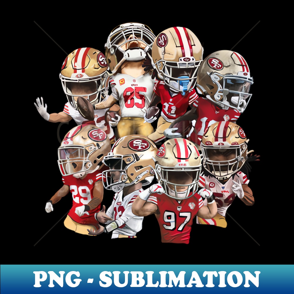 Niners SQUAD - Retro PNG Sublimation Digital Download - Elev | Inspire ...