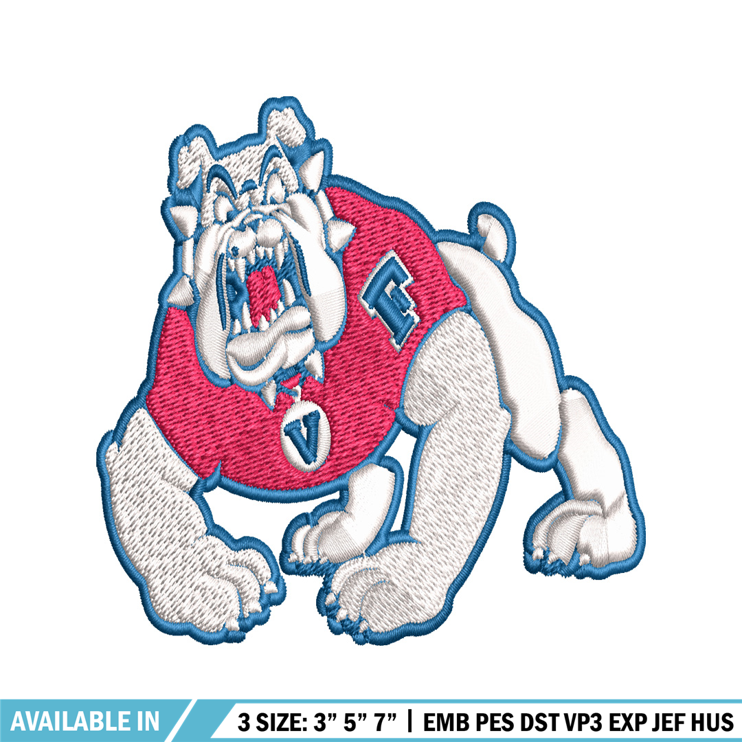 Fresno State Bulldogs embroidery design, Fresno State Bulldo | Inspire ...