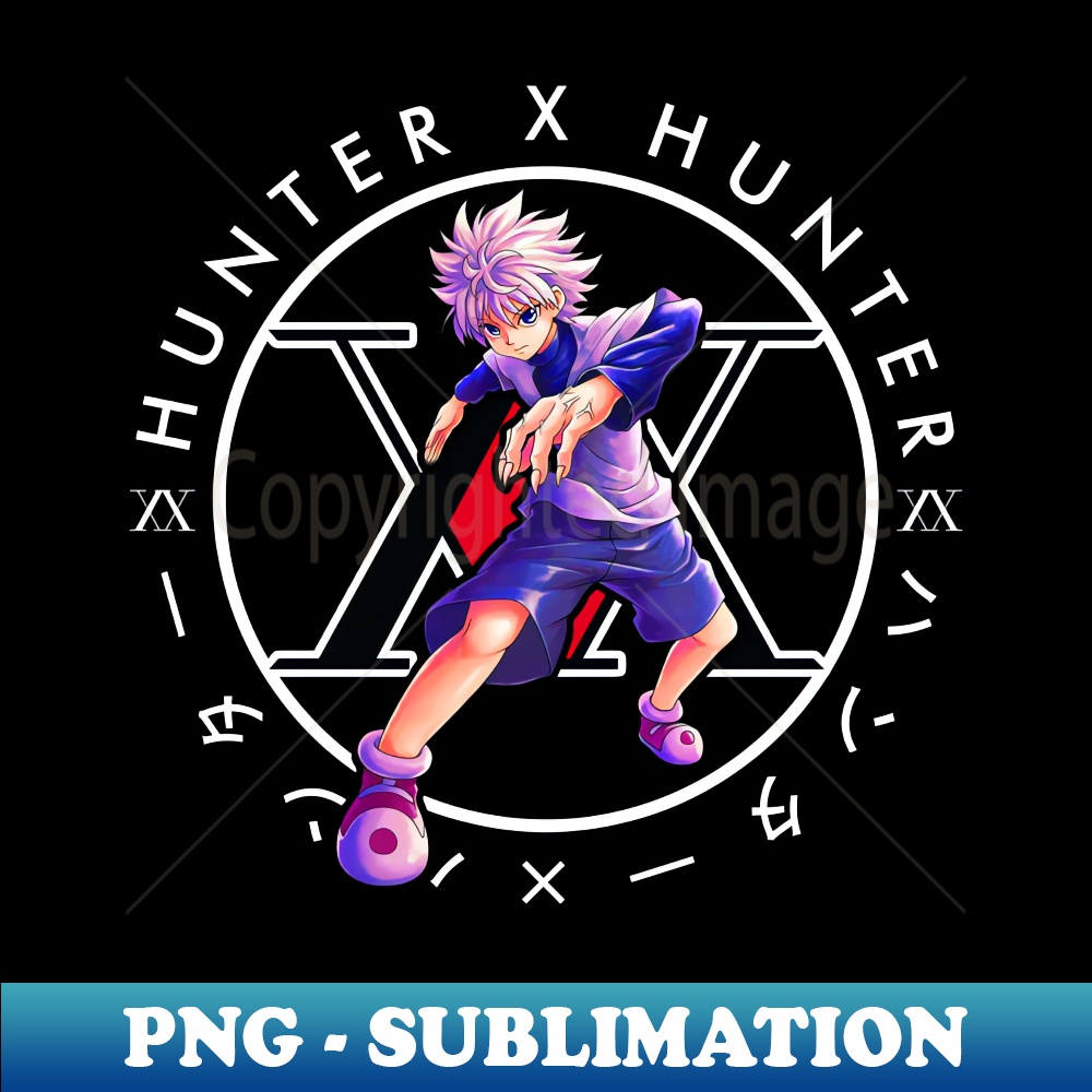 Killua Zoldyck Circle Text - Digital Sublimation Download Fi | Inspire ...