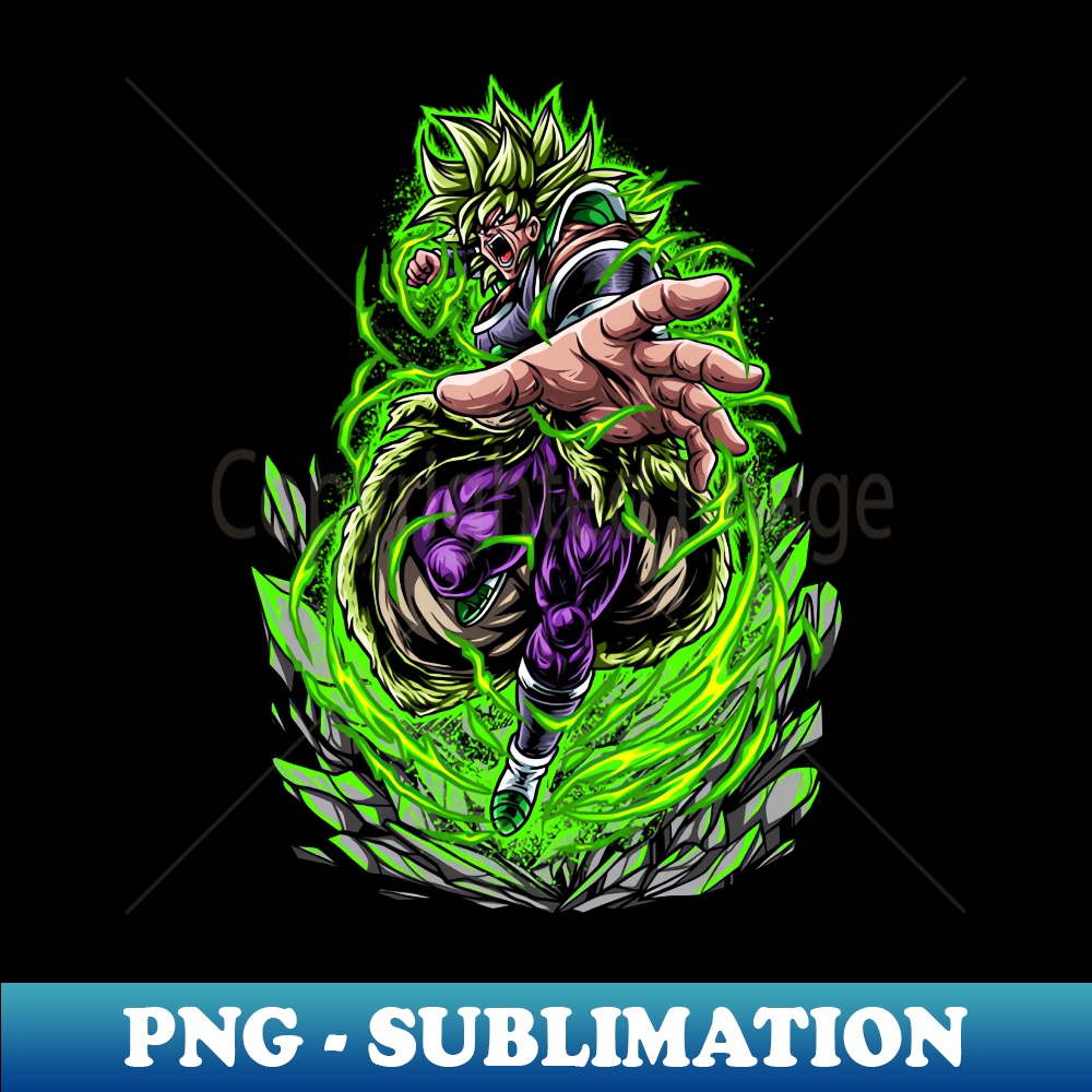 Broly Saiyan - Modern Sublimation PNG File - Create with Con - Inspire ...