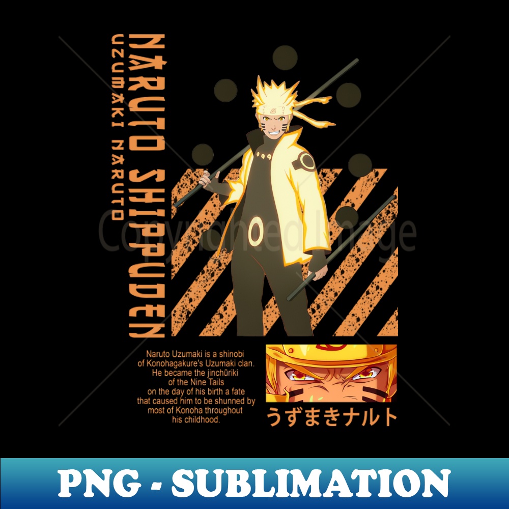 Uzumaki Naruto - Aesthetic Sublimation Digital File - Spice | Inspire ...
