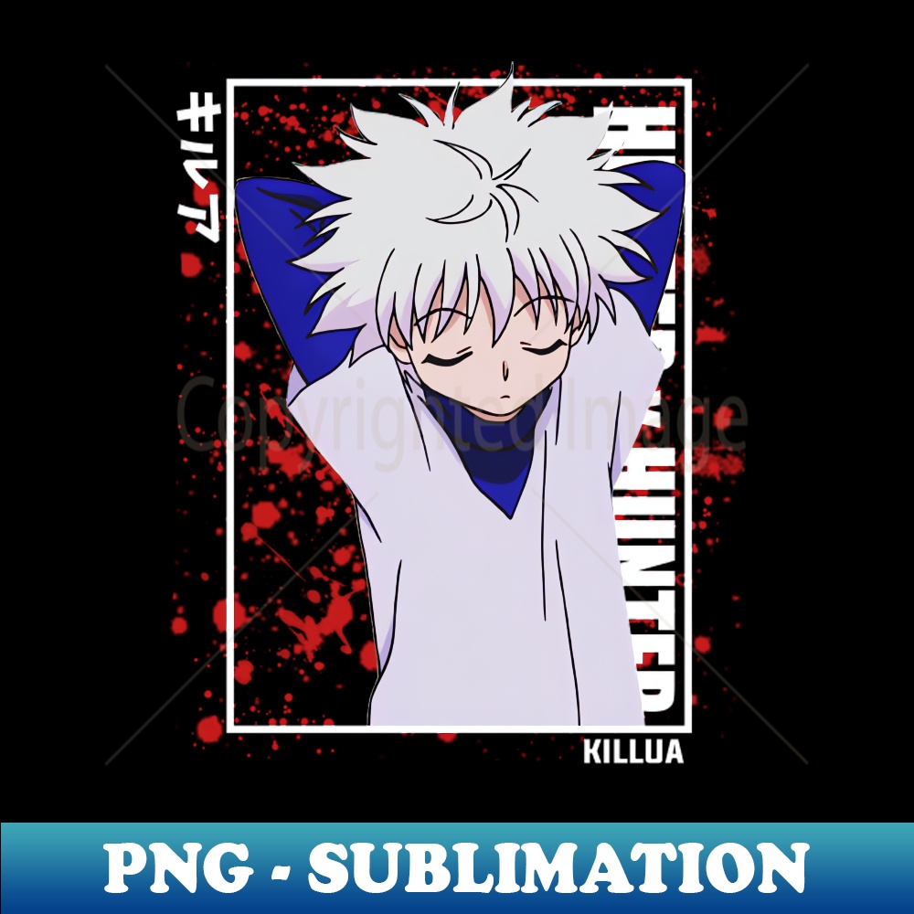 Killua Zoldik-Hunter x Hunter - Premium PNG Sublimation File - Inspire ...
