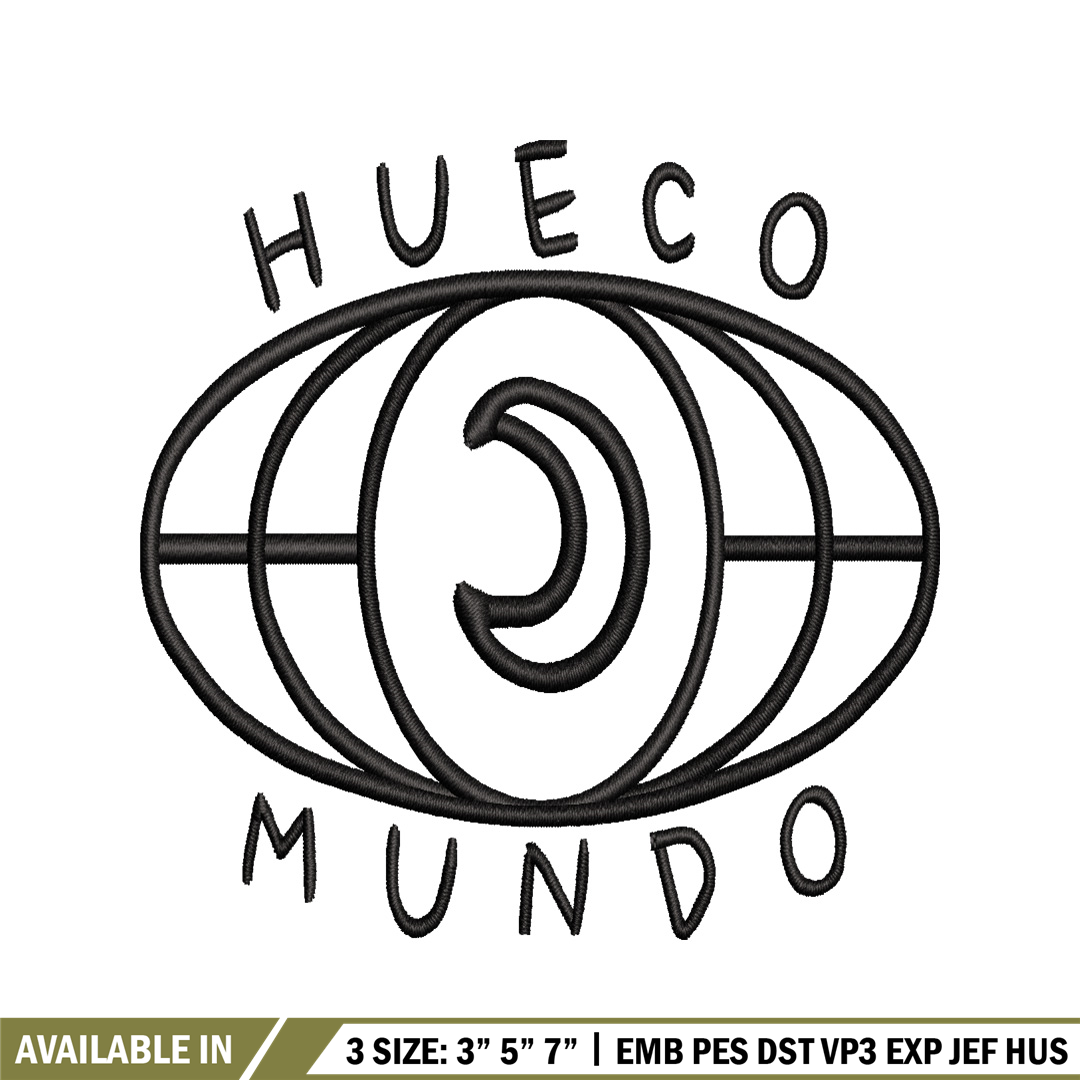 Hueco Mundo embroidery design, Hueco Mundo embroidery, logo - Inspire ...