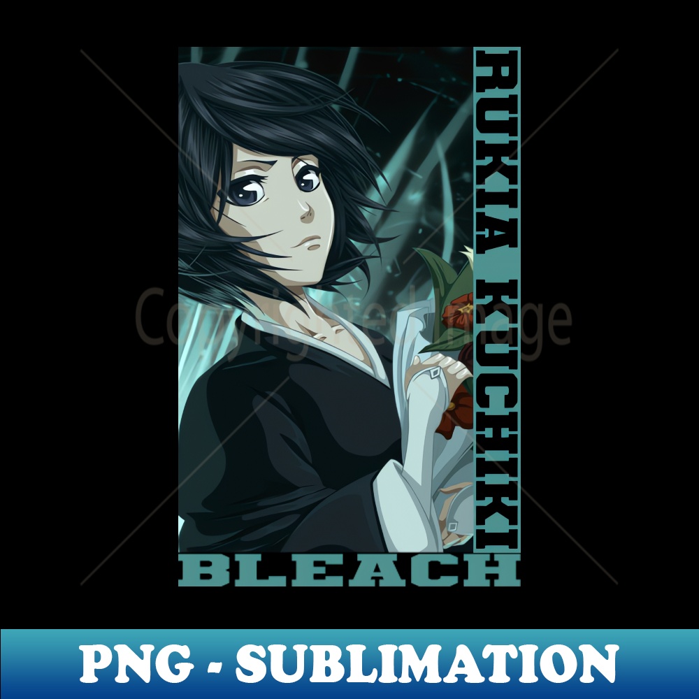Rukia Kuchiki Bleach - PNG Transparent Digital Download File - Inspire ...
