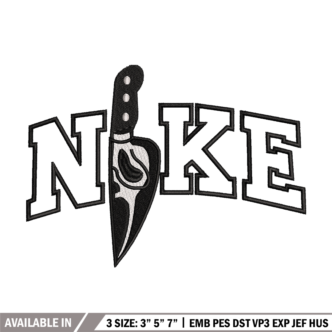 Ghostface Nike embroidery design, Ghostface embroidery, horr | Inspire ...