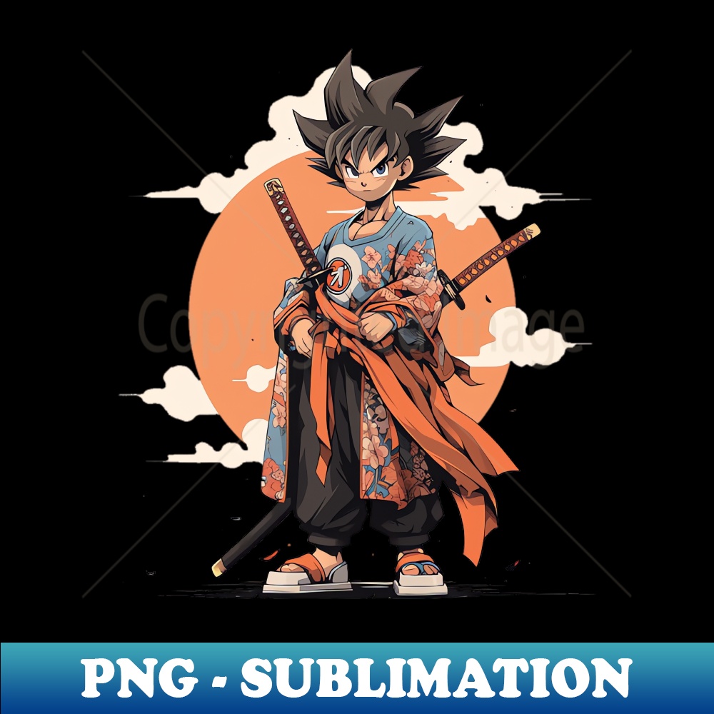 kid goku samurai - Exclusive Sublimation Digital File - Elev - Inspire ...