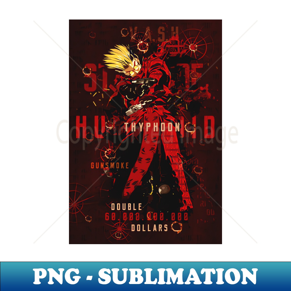 Trigun Vash the Stampede - Exclusive Sublimation Digital Fil - Inspire ...