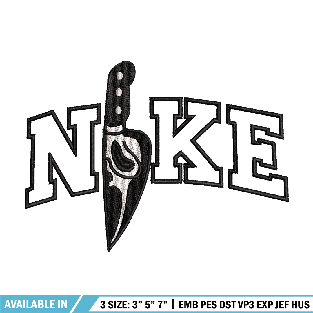 Ghostface Nike embroidery design, Ghostface embroidery, horr | Inspire ...