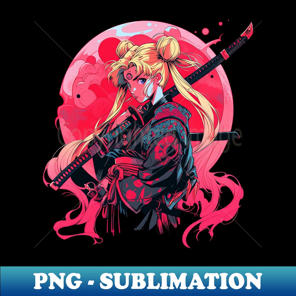 sailor moon samurai - Artistic Sublimation Digital File - Un | Inspire ...