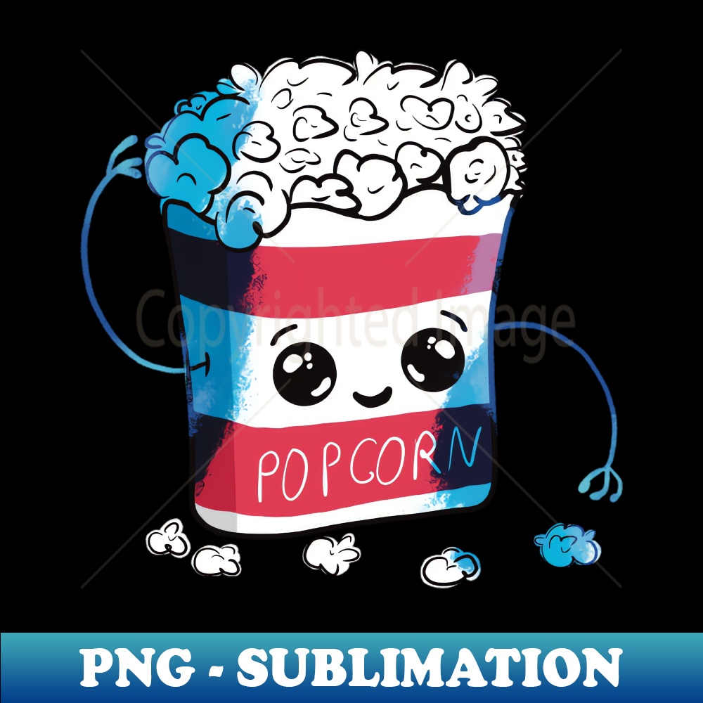 Cute popcorn - Unique Sublimation PNG Download - Create with | Inspire ...