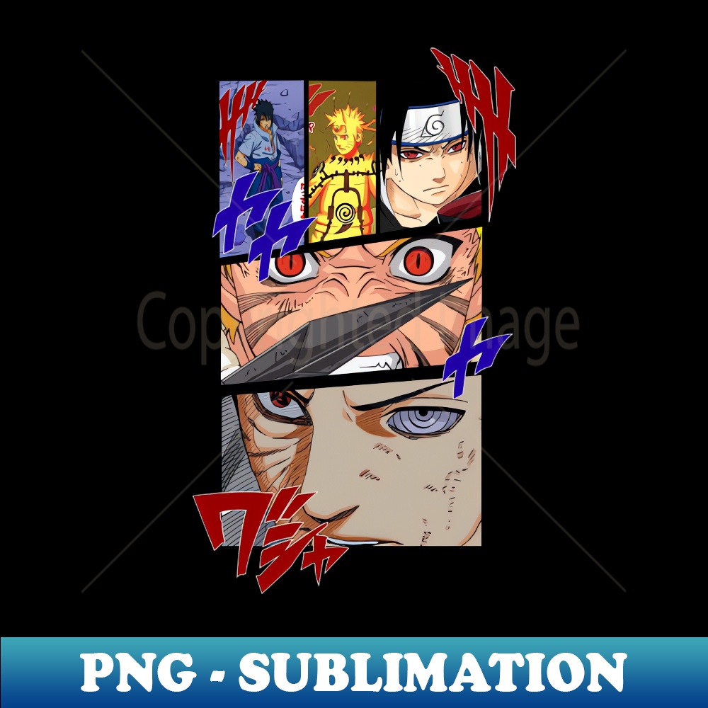Naruto tshirt - Premium Sublimation Digital Download - Unloc - Inspire ...