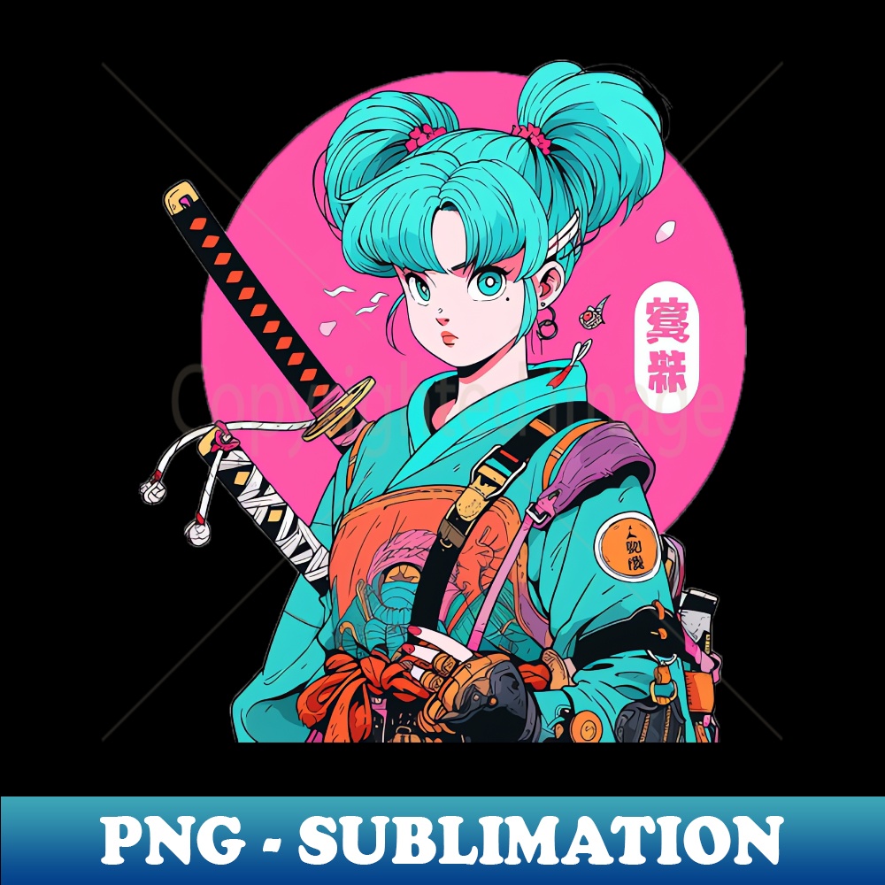 samurai bulma - Instant Sublimation Digital Download - Add a - Inspire ...