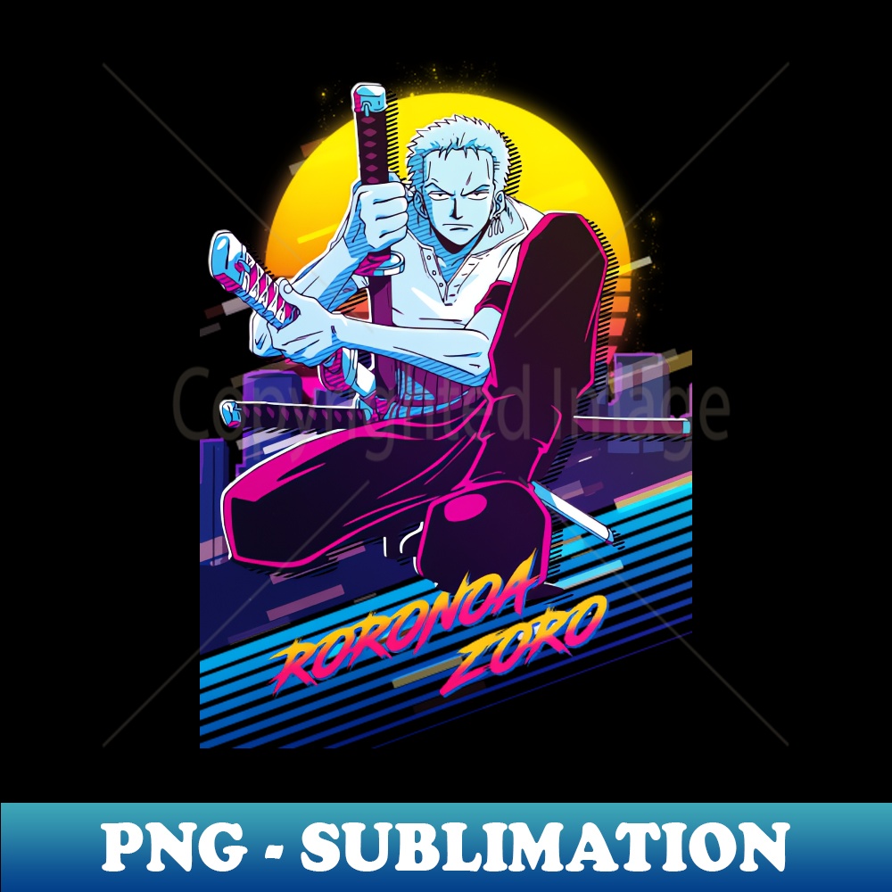 Roronoa Zoro - Signature Sublimation PNG File - Perfect for - Inspire ...