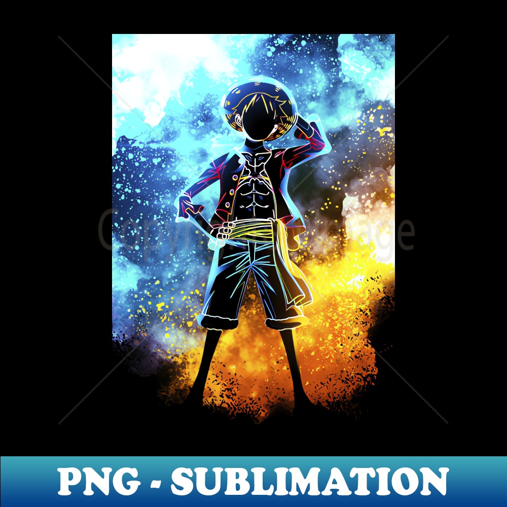 Soul of luffy d monkey - PNG Transparent Sublimation Design | Inspire Uplift